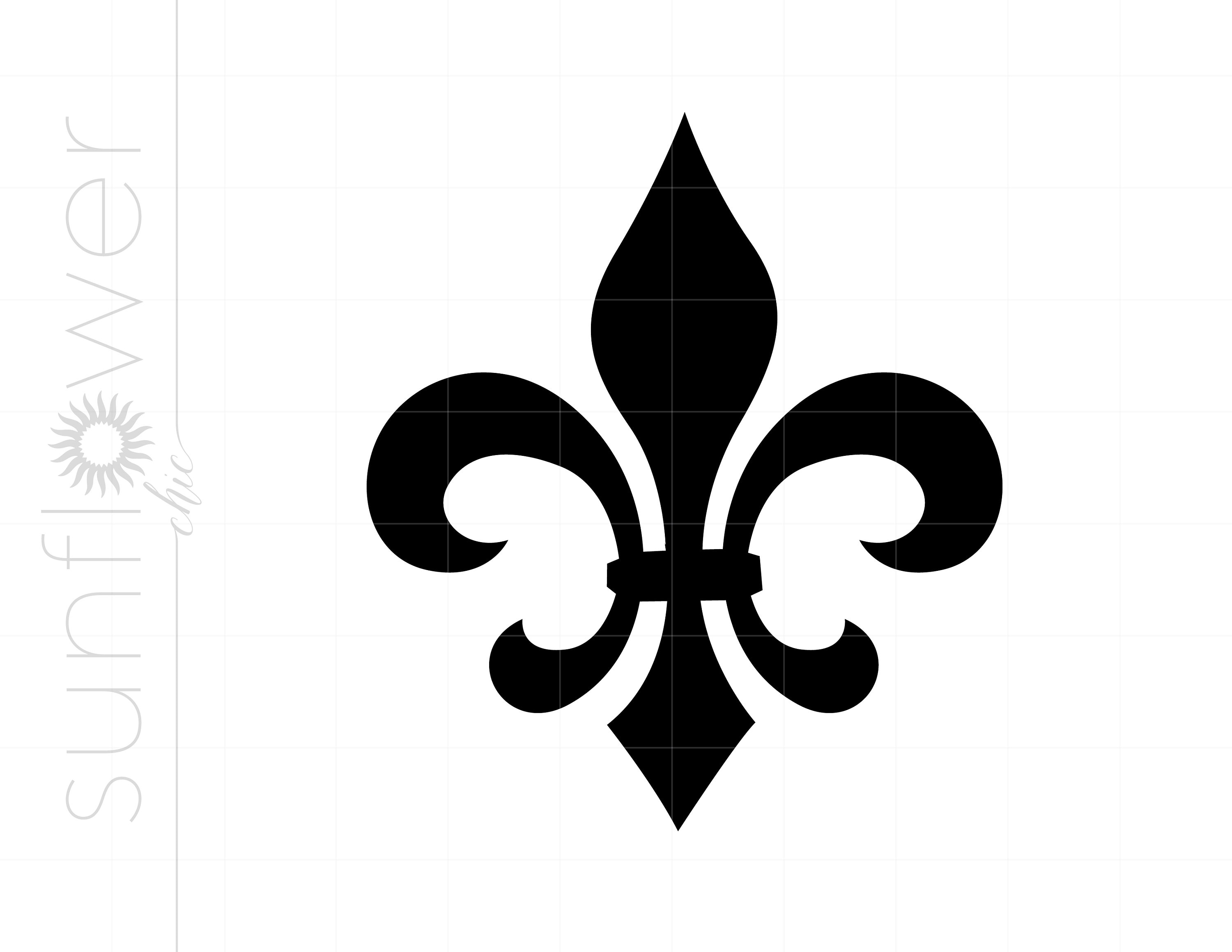 Fleur De Lis SVG Fleur De Lis Clipart Fleur De Lis Cut - Etsy