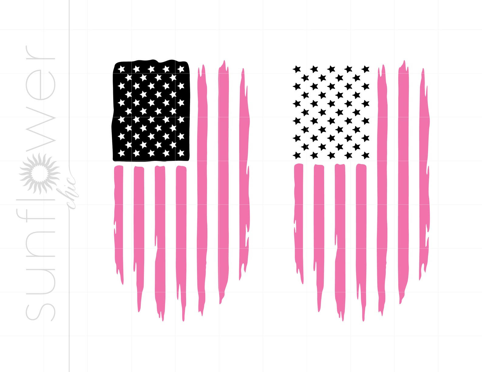 American Flag Svg Pink American Flag Svg Cut Files - Etsy