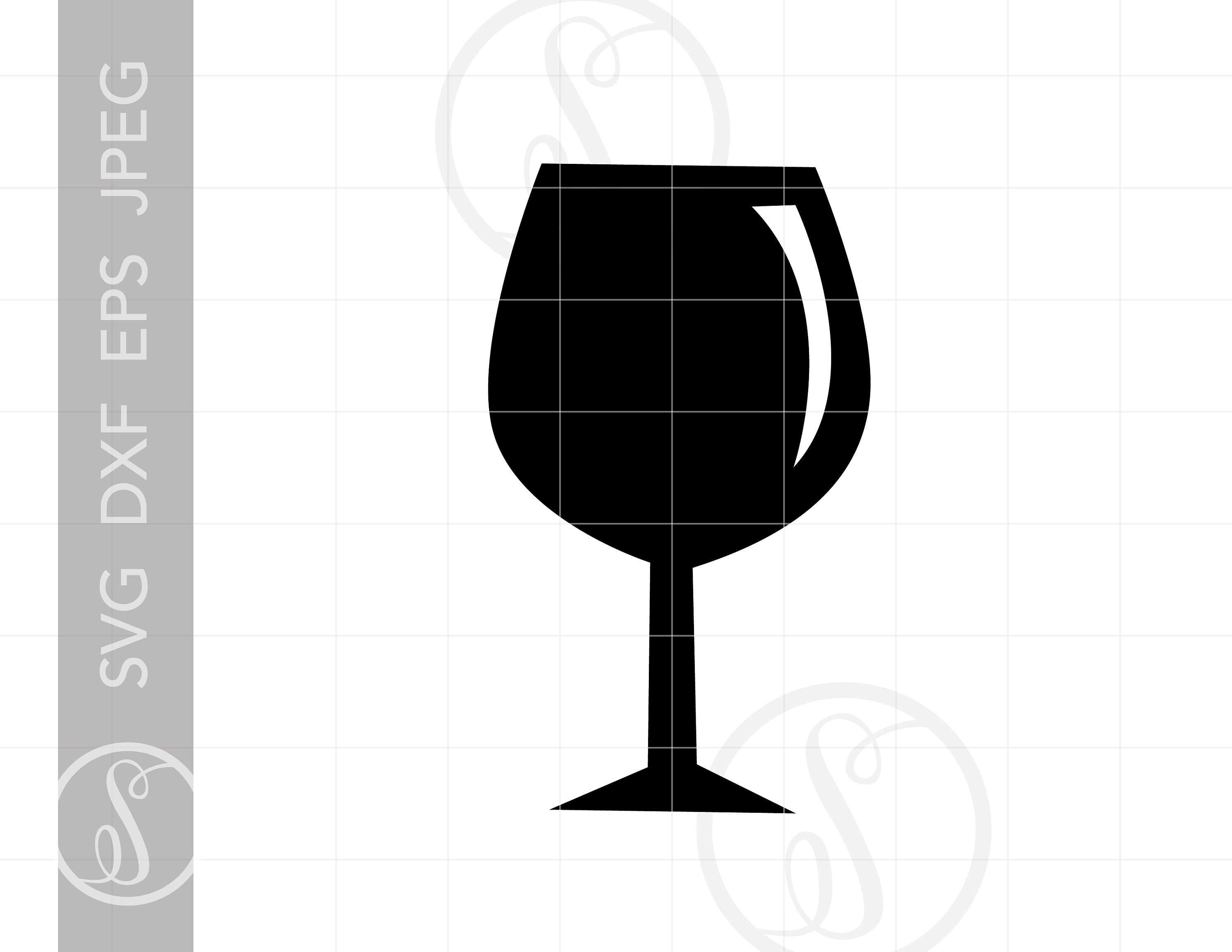 Copa de Vino SVG ? Imágenes prediseñadas de la copa de vino (Wine Glass ...