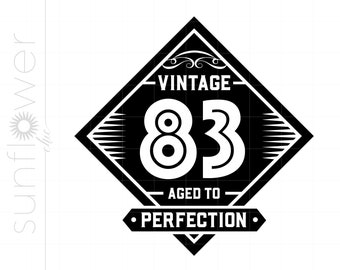 83rd Birthday Svg - Etsy