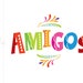 Fiesta Party Sign Svg Art | Amigos Sign Svg Cut Files | Amigos Png Dxf ...