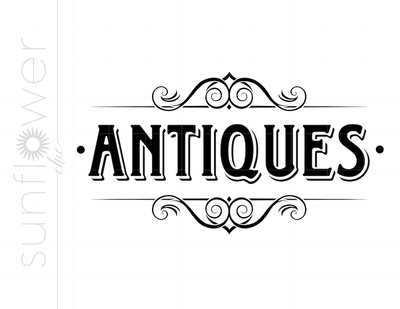 ANTIQUES SVG Art Design Antiques SVG Cut Files Antiques - Etsy