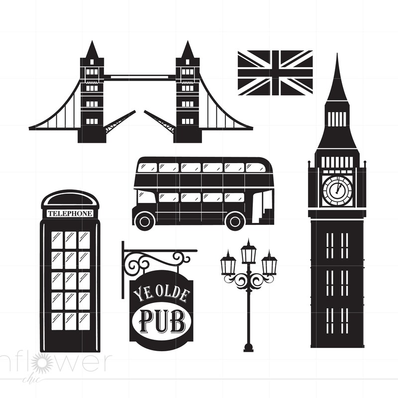 London Silhouette - Etsy