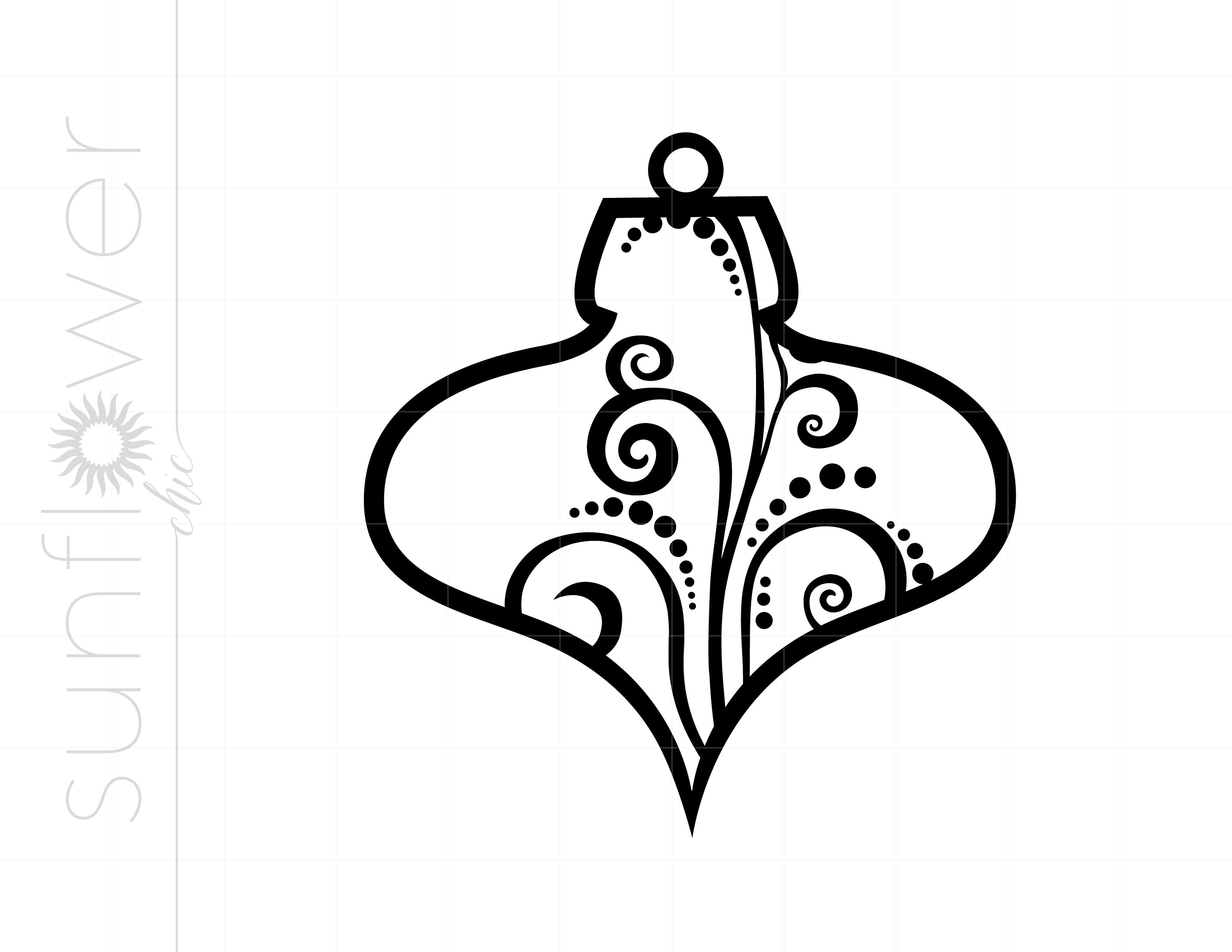 Adornos Svg Cut File Clipart Descargas / Navidad Svg Dxf Pdf Silhouette ...