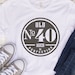 Old Number 40 SVG Clipart | 40th Cut File for Cricut | Old No. 40 Aged ...