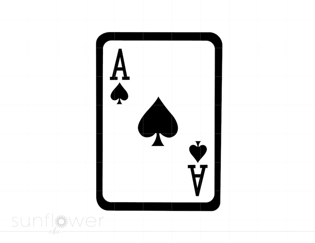 Ace of Spades SVG, Ace of Spades Clipart, Ace of Spades Svg Jpg Png ...