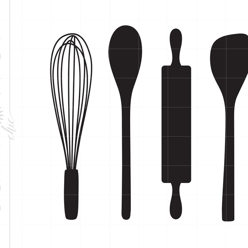 Kitchen Utensils Svg - Etsy