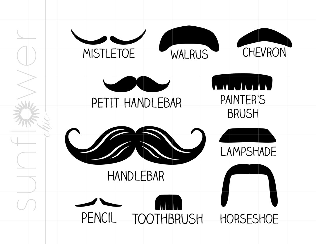 Lampshade Mustache Clipart