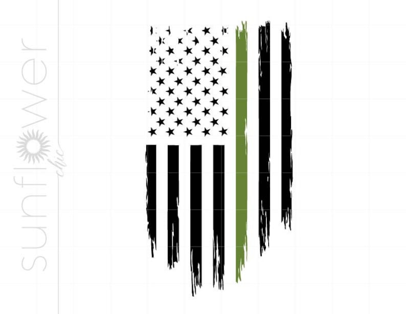 American Flag Svg Distressed Military Flag Svg Cut Files - Etsy