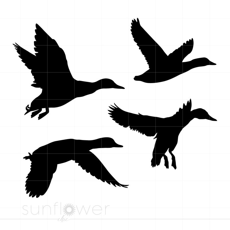 Duck Silhouette - Etsy