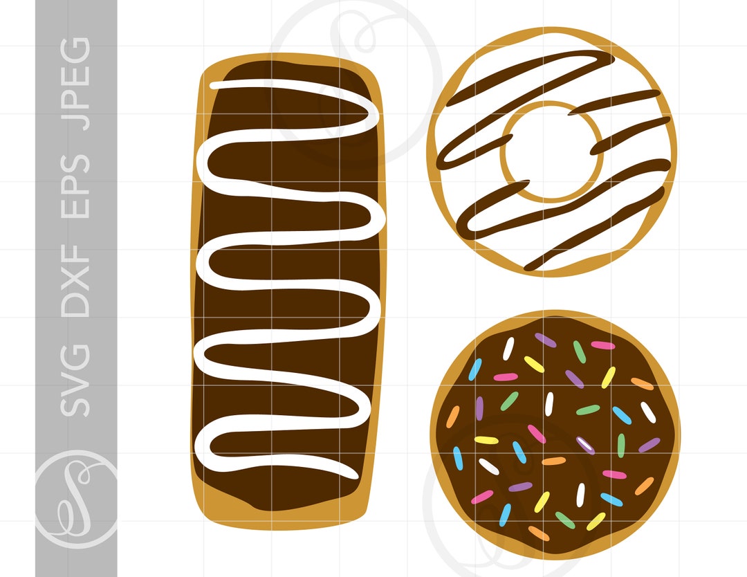 Chocolate Donut SVG | Donut Cut File Downloads | Chocolate Doughnut Svg ...
