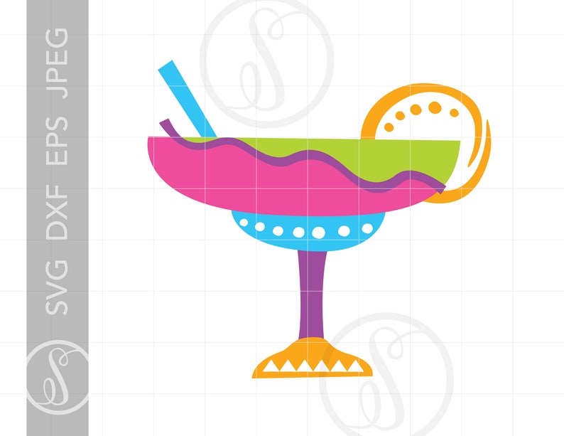 Margarita SVG Margarita Clipart Margarita Silhouette Cut - Etsy