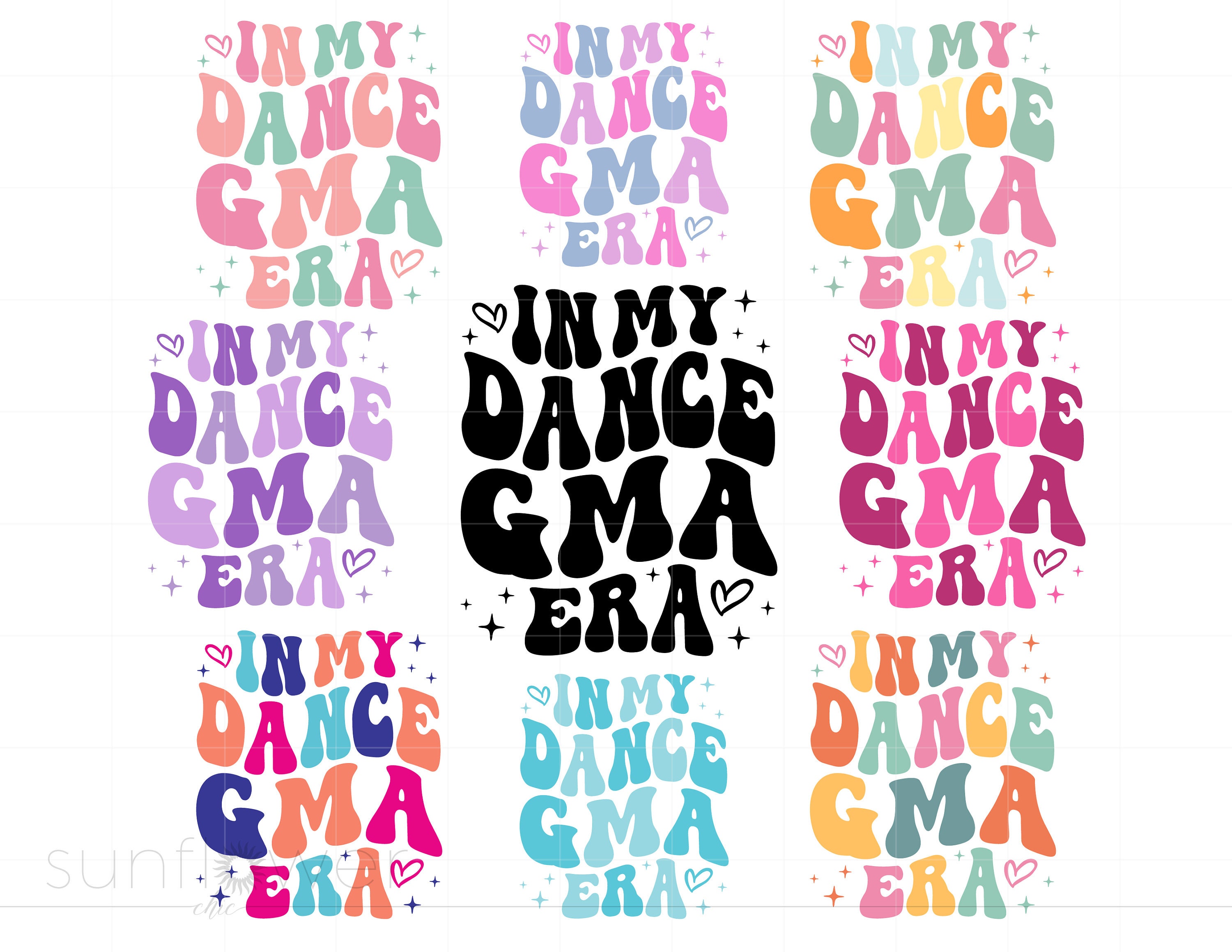 In My Dance GMA Era Svg Bundle, Groovy Letters Dance Shirt Svg, Dance ...