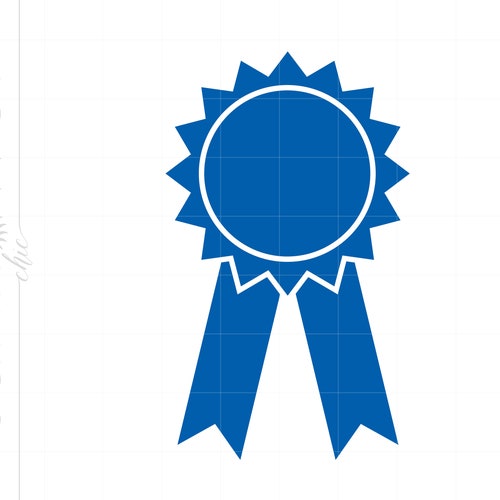 Blue Ribbon Svg Dxf Eps Png Jpg Vector Art Clipart - Etsy