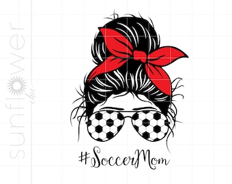 Soccer Mom Messy Bun Etsy