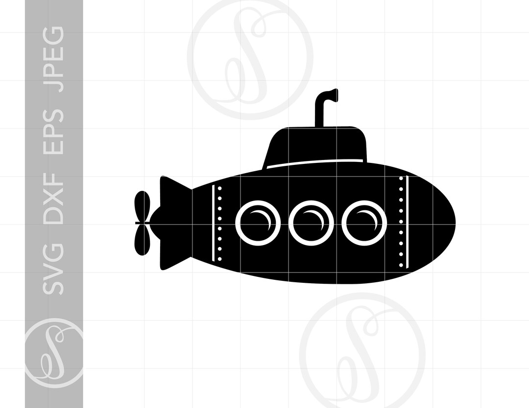 Submarine SVG Download Submarine Clipart Submarine - Etsy