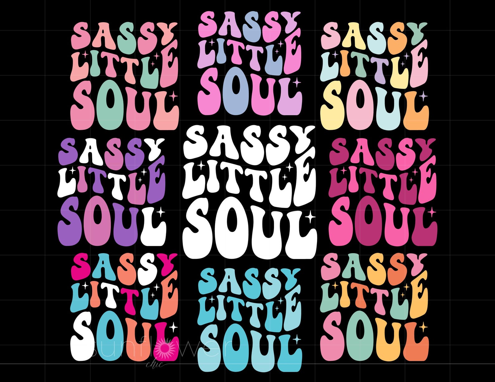 Sassy Little Soul Svg Bundle, T Shirt Sublimation Art, Cricut ...