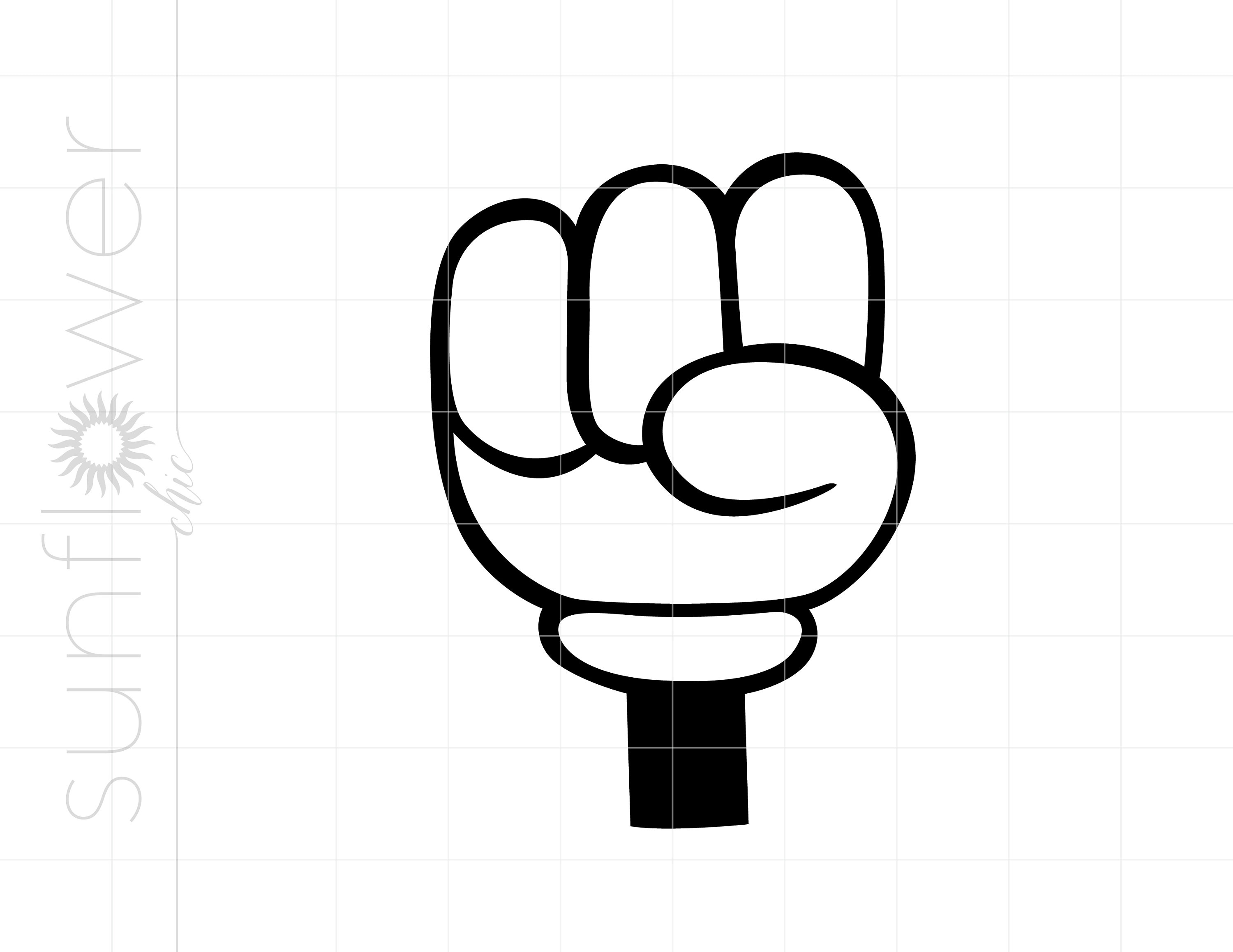 Buy Mickey Fist Svg Mickey Hand Svg Cartoon Hand Svg Mickey Online In