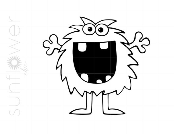 Blank Monster Outline
