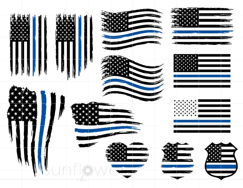 Police Svg Police Flag Svg Cut Files Police Wife Svg - Etsy
