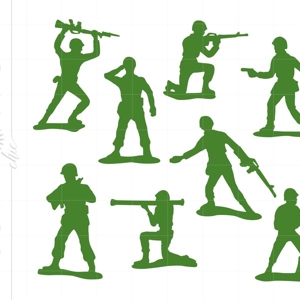 Green Army Men - Etsy