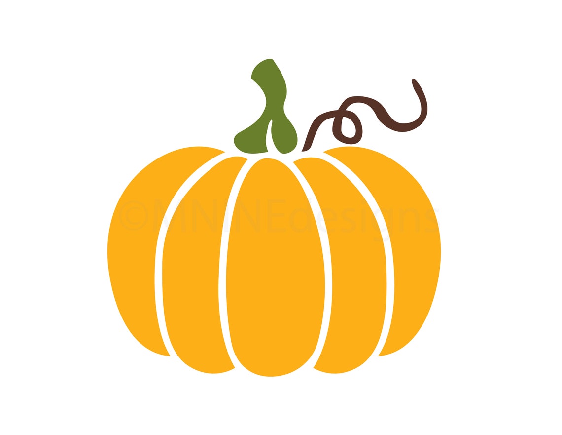 Pumpkin SVG, Pumpkin Cricut, Fall Thanksgiving Svg, Pumpkin Silhouette ...
