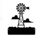 Windmill Sign Template SVG Cut File | Windmill Silhouette Download ...