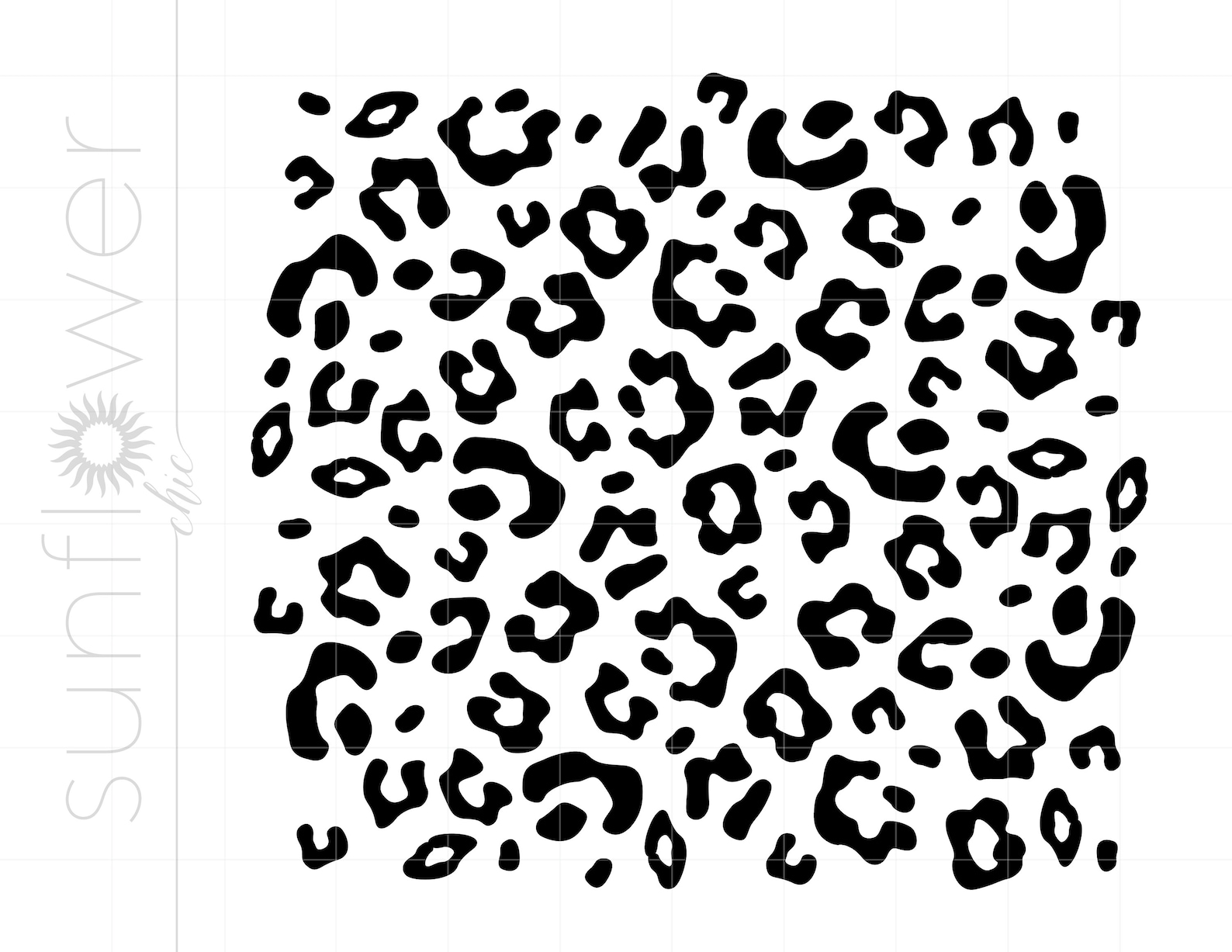 Leopard Flecken SVG | Leopard Print SVG Download | Leopard Spots Cricut ...