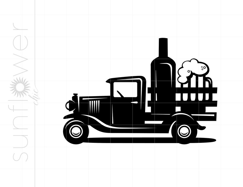 Prohibition Bootlegger Truck Svg Beer Liquor Truck Svg - Etsy