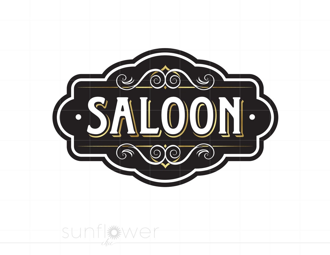 Saloon SVG Download | Saloon SVG Clipart | Saloon Cut File for Cricut ...