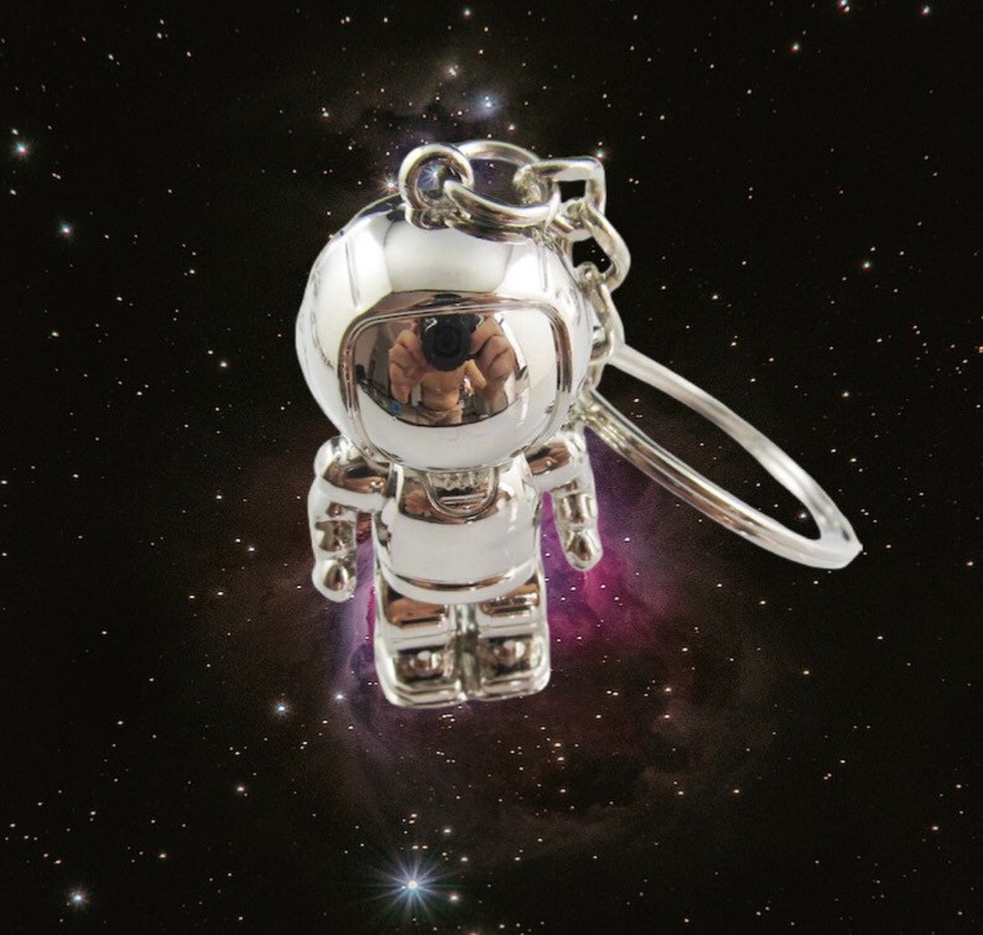 Spaceman Astronaut Key Chain Space Gift Key Chain Galaxy Gift - Etsy
