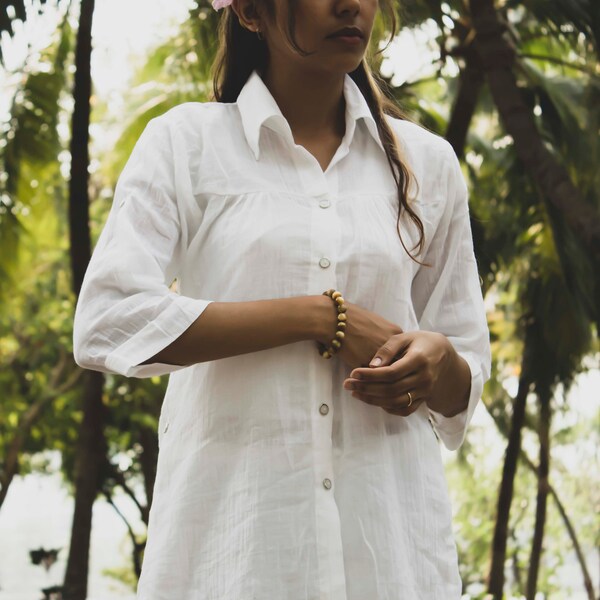 Linen Button Up - Etsy