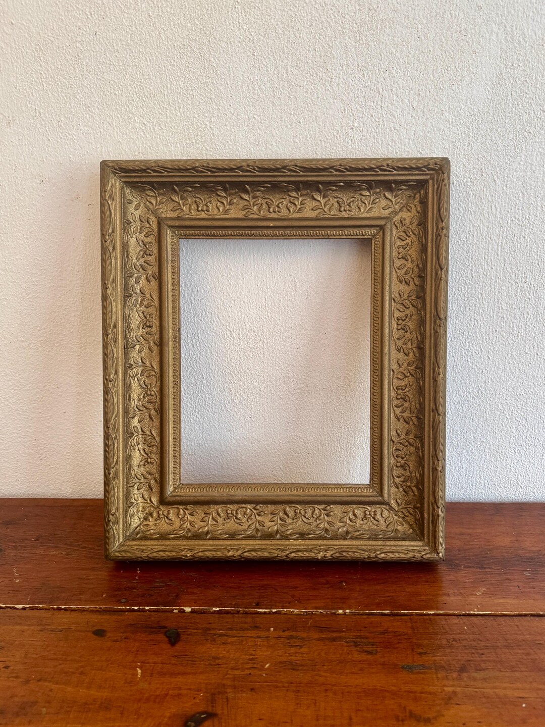 Ornate Frame for a Painting, Gold Gesso Picture Frame, Vintage Wall ...