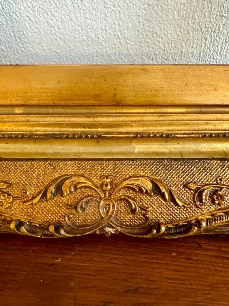 Antique French Frame, Antique Gold Frame, Gilt Gold Frame for Art ...