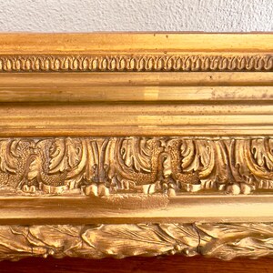 Antique Gold Frame, Gold Gesso Frame, Gold Picture Frame, Gilded Frame ...