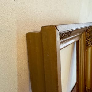 Antique Frame for a Painting, Gold Gesso Picture Frame, Vintage Gold ...