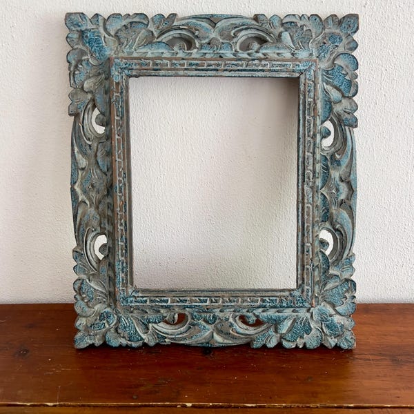 16x 20 Vintage Wooden Carved Frame - Etsy