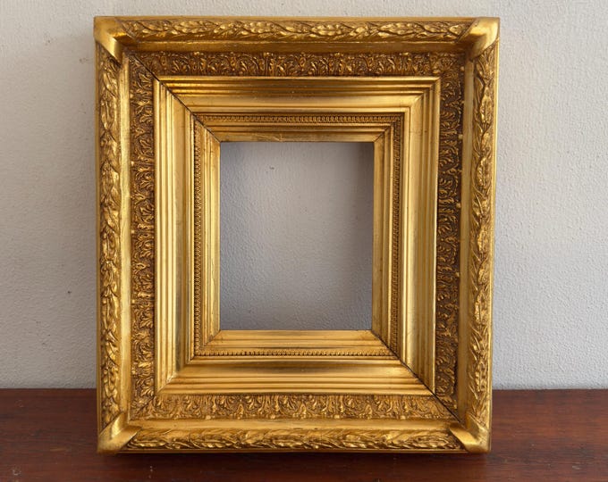 Antique Gilt Frame, Gilded Gold Frame, Ornate Gesso Frame, Gold Gilded ...