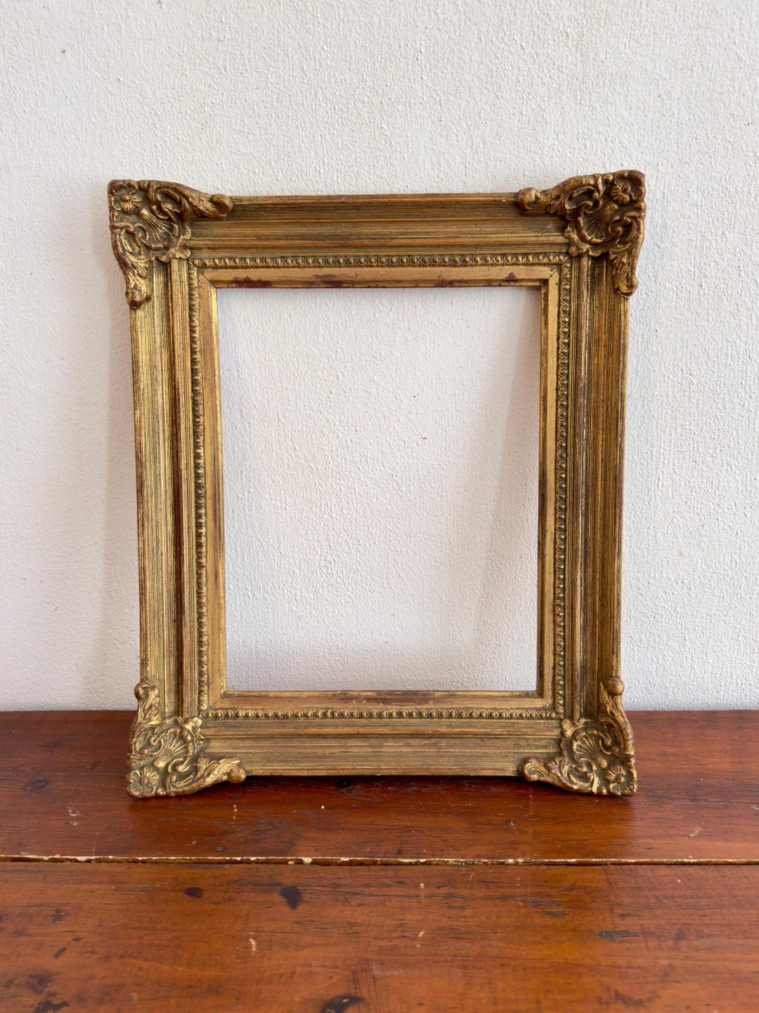 Vintage Gold Frame for a Painting, Gold Gesso Picture Frame, Vintage ...