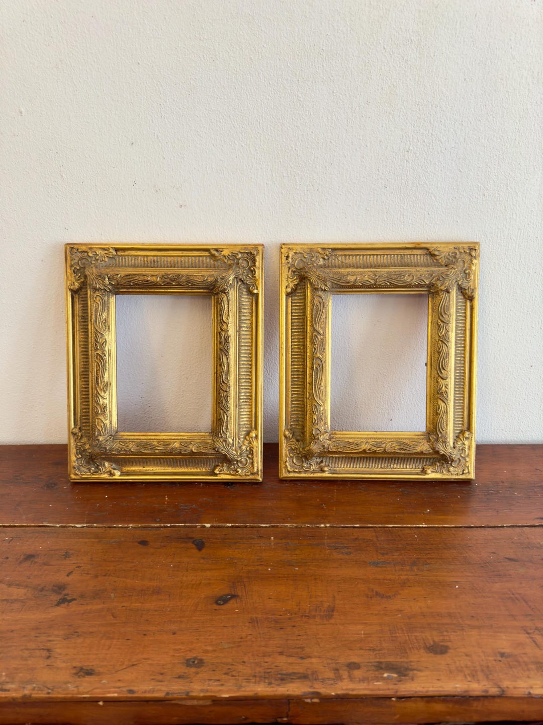 Vintage Gesso Frames, Pair of Gold Frames, Set of Gesso Frames, Vintage ...