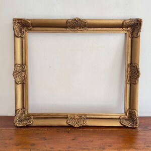 Large Gold Frame, Vintage Frame for a Painting, Ornate Frame, Gold ...