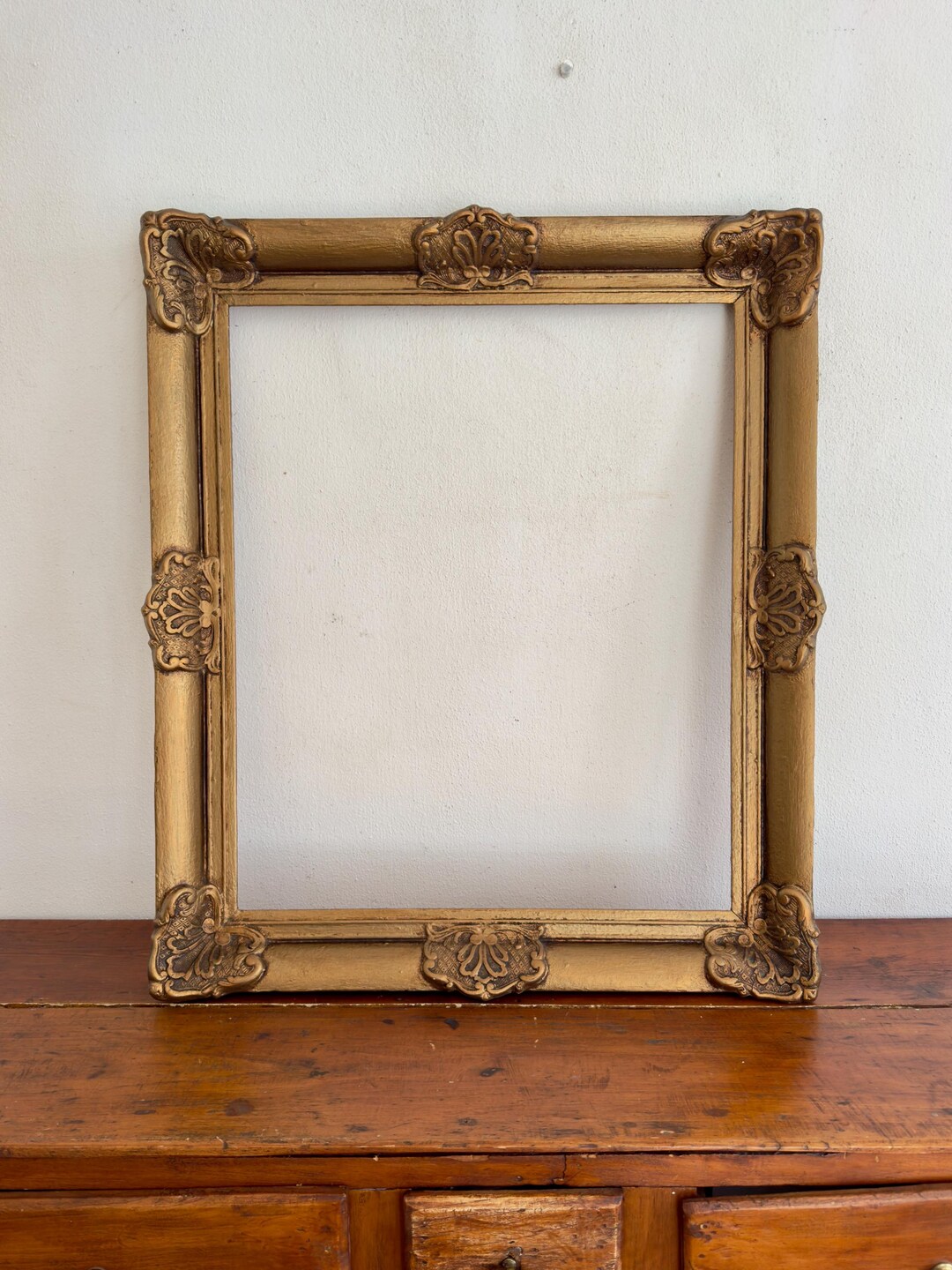 Large Gold Frame, Vintage Frame for a Painting, Ornate Frame, Gold ...