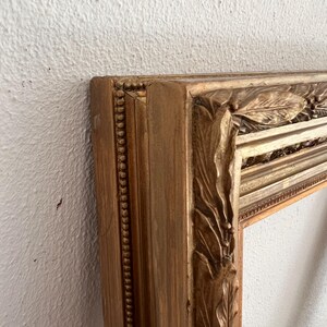 Antique Gold Frame, Gold Gesso Frame, Gold Picture Frame, Gilded Frame ...