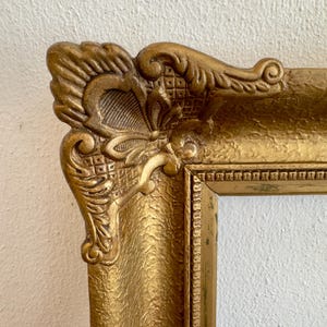Ornate Gold Frame for a Painting, Gold Gesso Picture Frame, Vintage ...