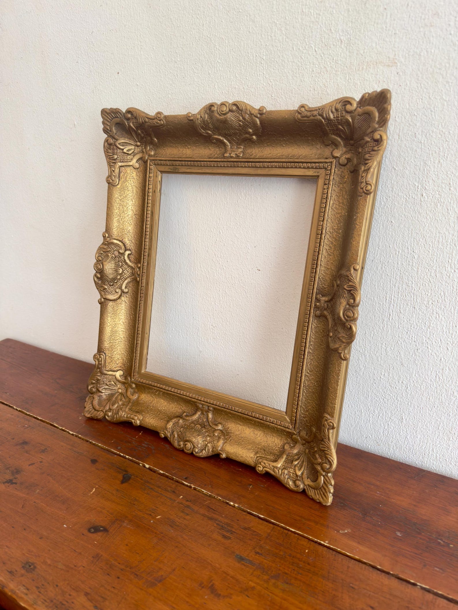 Ornate Gold Frame for a Painting, Gold Gesso Picture Frame, Vintage ...