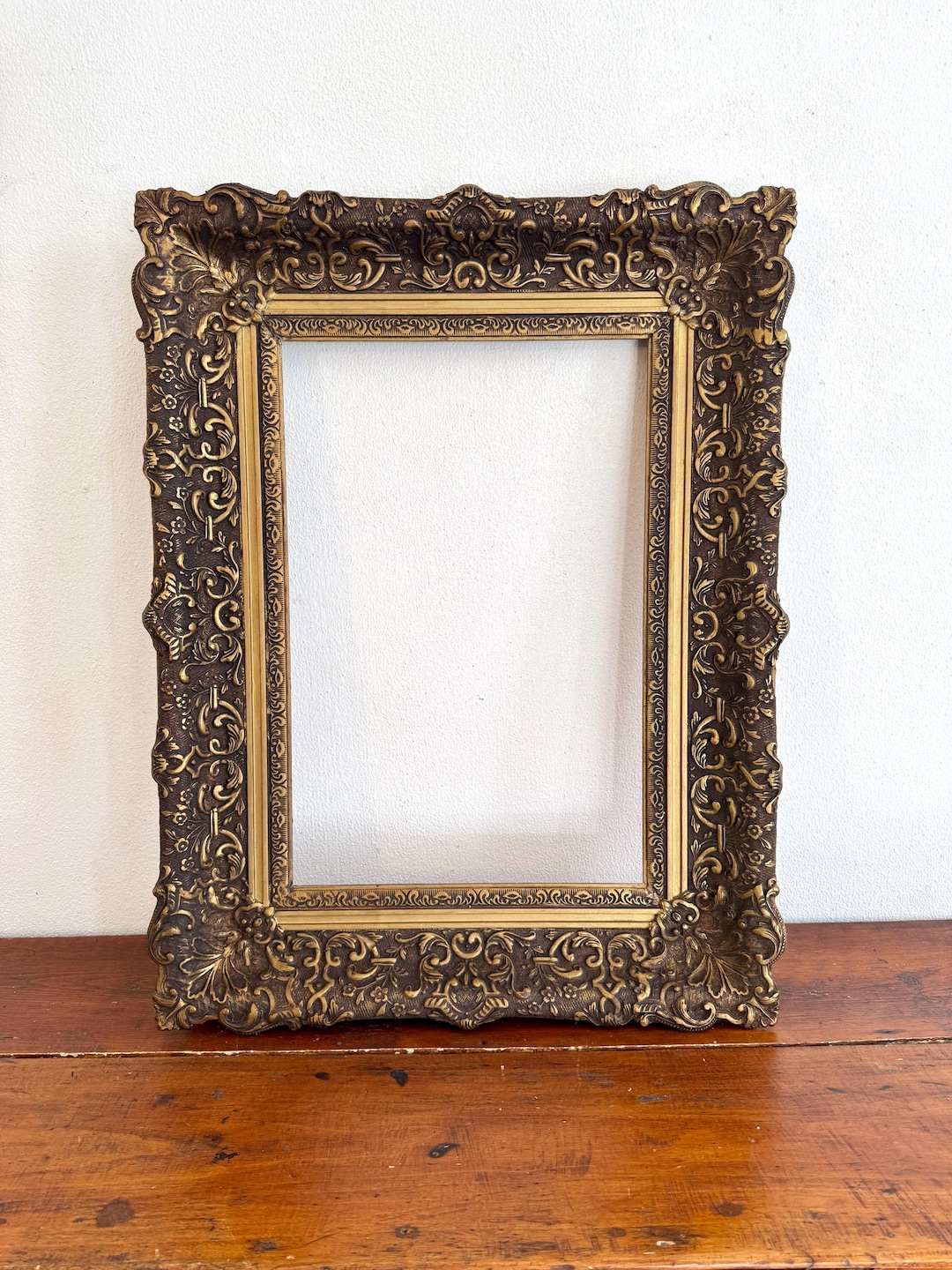 Ornate Gold Frame, Antique Gold Picture Frame, Vintage Gold Frame ...