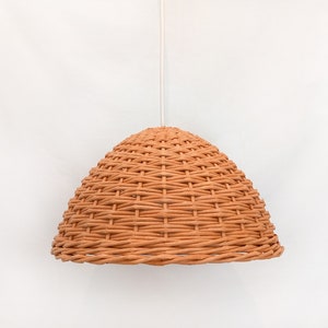 Small Rattan Pendant Light, Wicker Rattan Lampshade, Rattan Natural ...