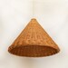 Rattan Lamp Shade Cone Pendant Lamp Shade Woven Pendant - Etsy