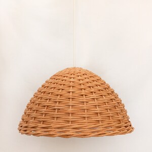 Small Rattan Pendant Light, Wicker Rattan Lampshade, Rattan Natural ...