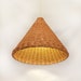 Rattan Lamp Shade Cone Pendant Lamp Shade Woven Pendant - Etsy
